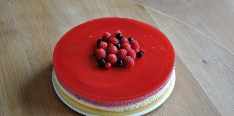 Recette de l'entremets vanille et gelée de fruits
